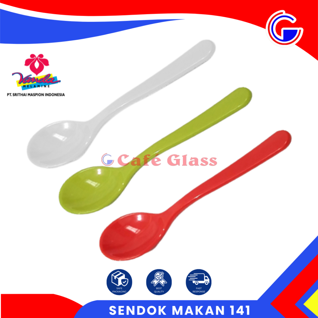 Jual SENDOK MAKAN MELAMIN / SENDOK MAKAN 141 POLOS VANDA / SENDOK ...