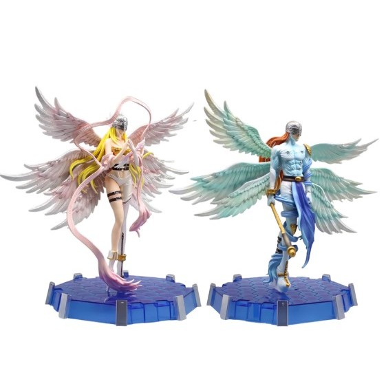 Jual Angemon Angewomon Digimon Moon Temple Light 28cm Action Figure ...