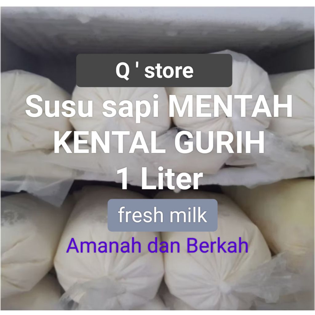 Jual SUSU SAPI PERAH 1 LITER KENTAL dan GA BAU PERENGUS MURNI ASLI ...