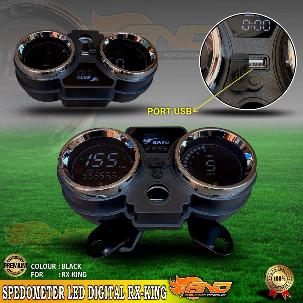 Jual SPEEDOMETER ASSY RX KING NEW DIGITAL LED SPIDOMETER ASSY RX KING ...
