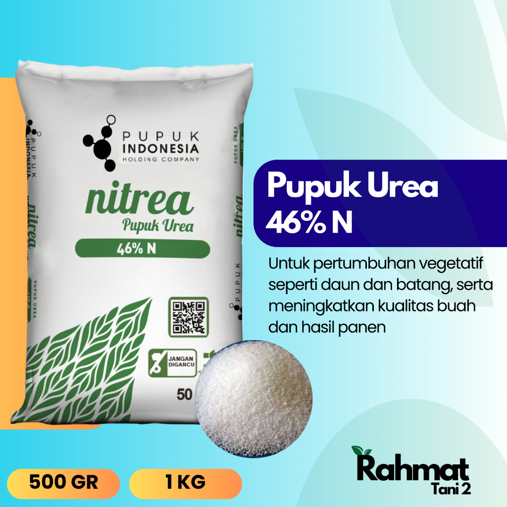 Jual Pupuk Urea 46% N Kemasan Repack - Pupuk Indonesia (500 gr & 1 kg) | Shopee Indonesia