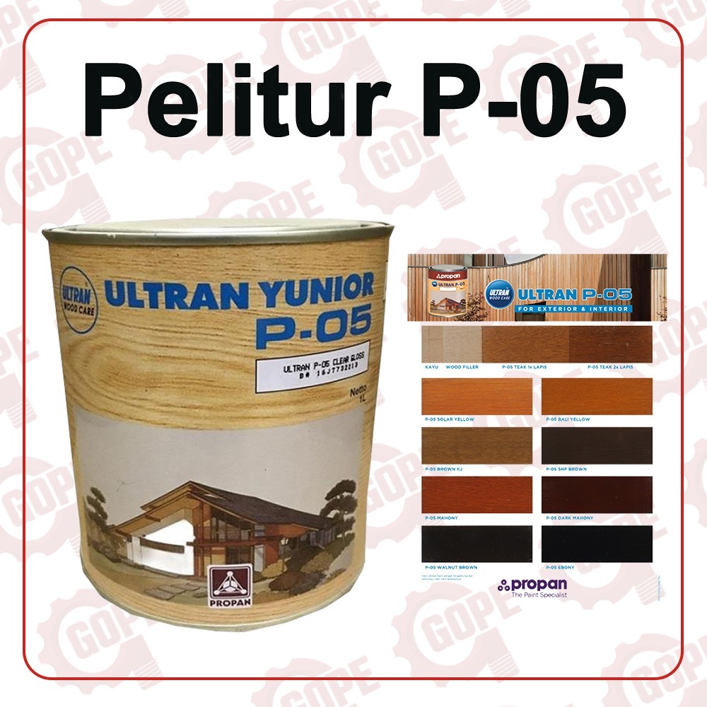 Jual Pelitur Kayu Propan Ultran P-05 Plitur P 05 {Indoor Dan Outdoor ...