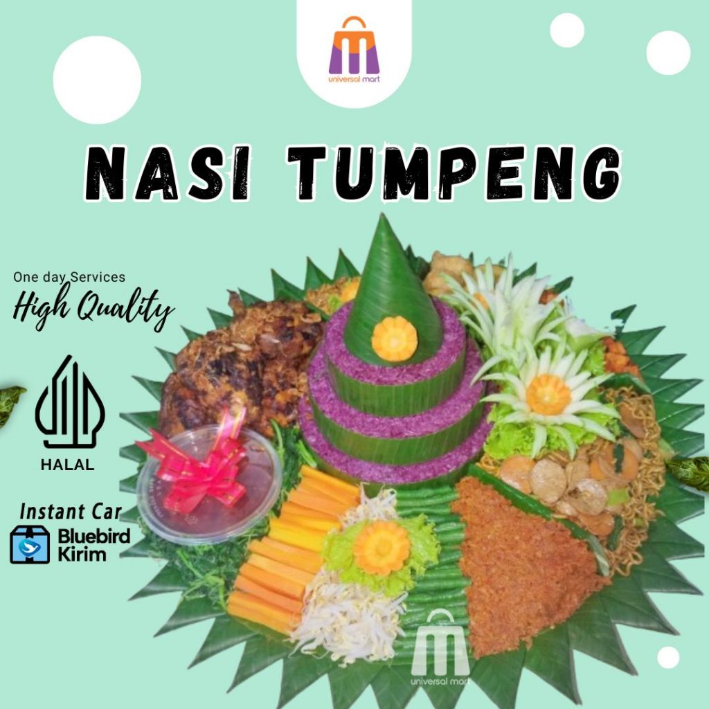 Jual Nasi Tumpeng Kuning Ukuran Besar Porsi Bervariasi | Shopee Indonesia