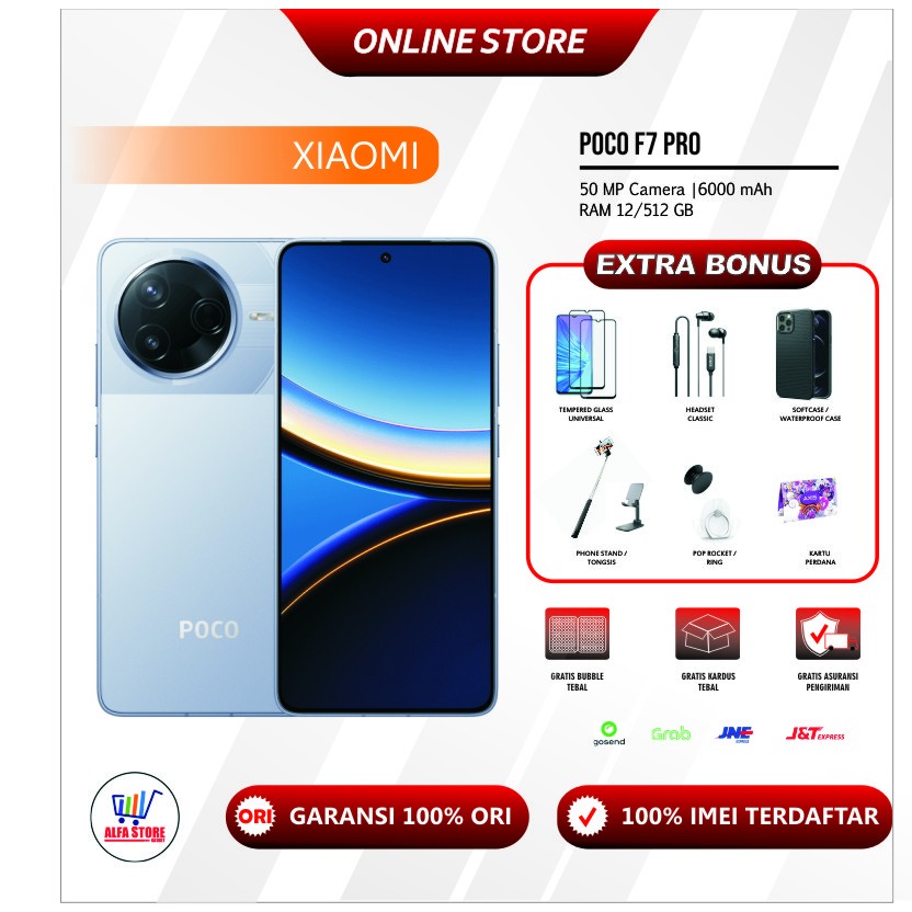 Jual Xiaomi Poco F7 Pro ram 12/512gb snapdragon 8s gen 3 poco f7 ram 12/512 poco f7pro poco f7 ...