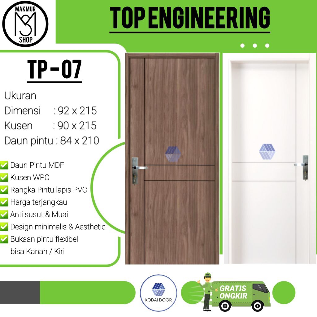 Jual Pintu Kodai Top Engineering | TP 07 | Shopee Indonesia