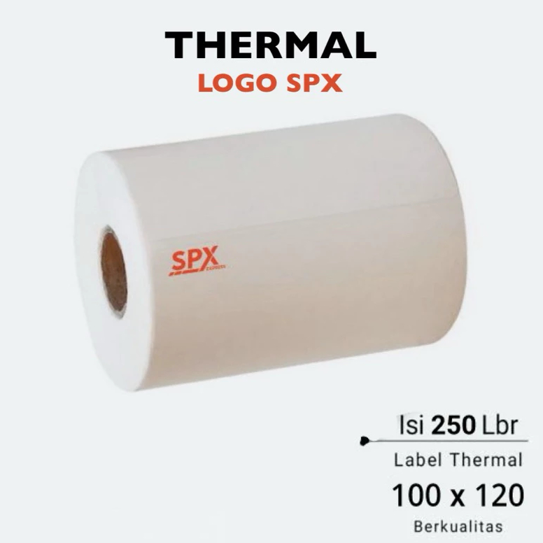 Jual Murah Label Stiker Thermal SPX 100 x 120 mm x 250 Lbr Print ...