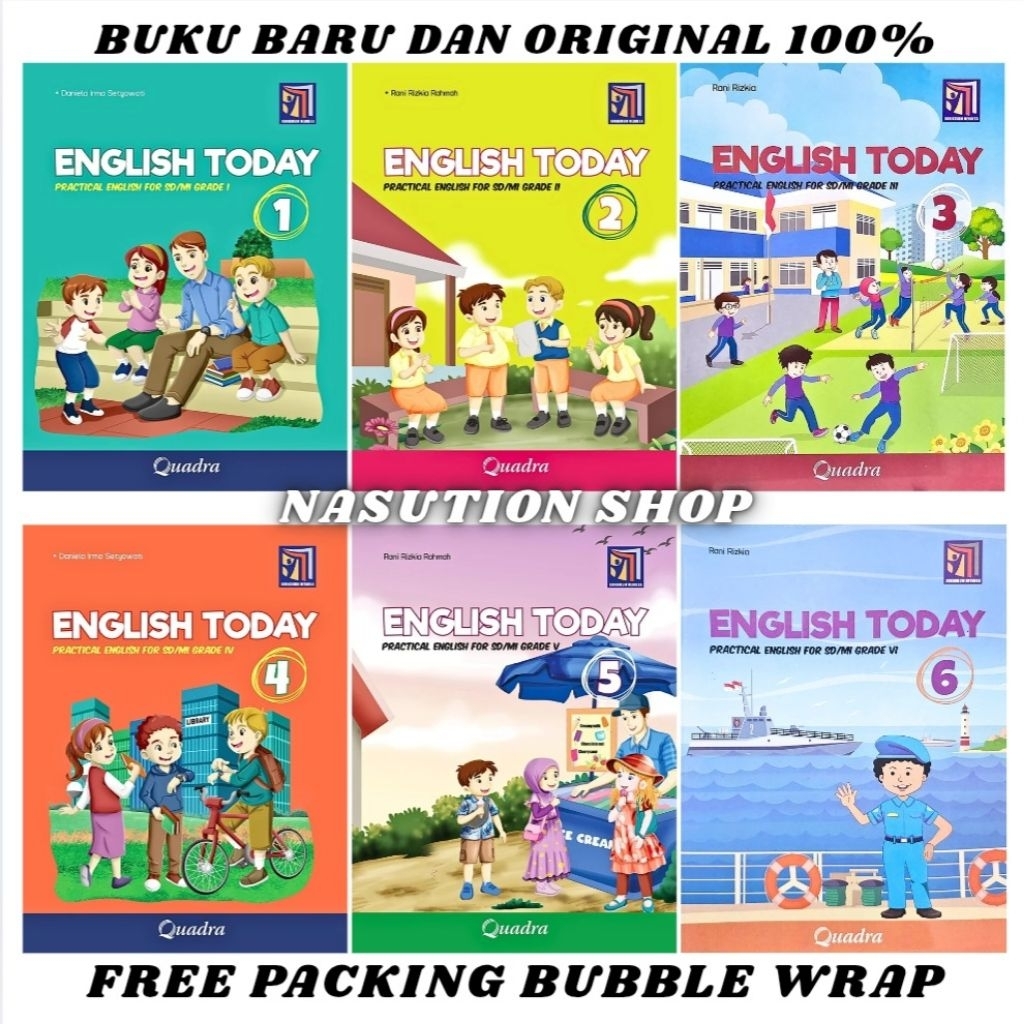 Jual Buku English Today Practical Kelas 1 2 3 4 5 6 SD/MI Penerbit Quadra Kurikulum Merdeka ...