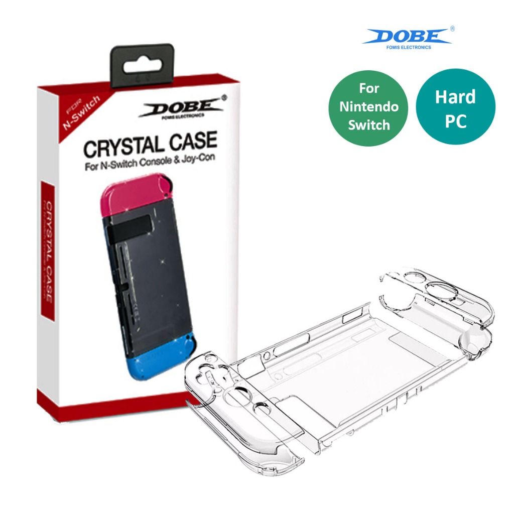 Jual DOBE Crystal Hardcase 2 in 1 Case Nintendo Switch Console JoyCon ...