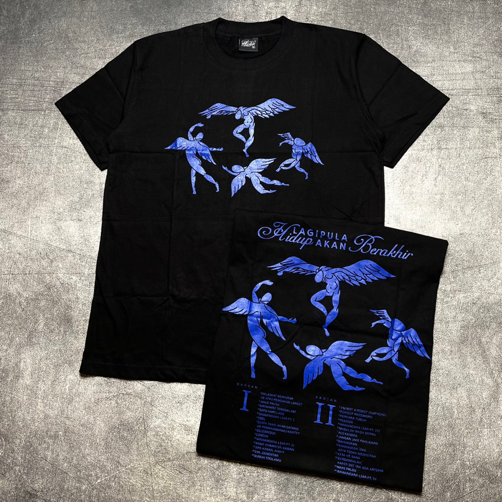 Jual Tshirt HINDIA - TRACKLIST BLACK Official Merchandise | Shopee ...