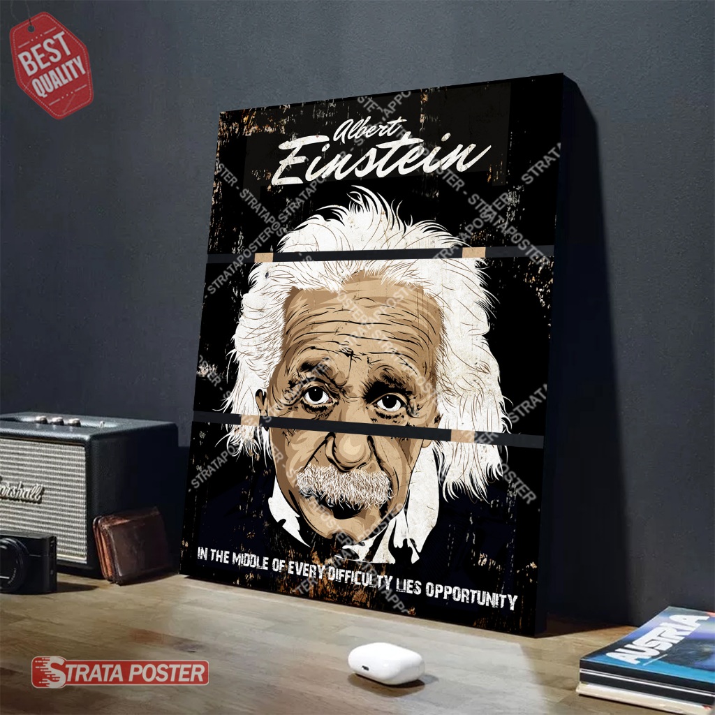 Jual Poster Albert Einstein Dekorasi dinding aesthetic | Shopee Indonesia