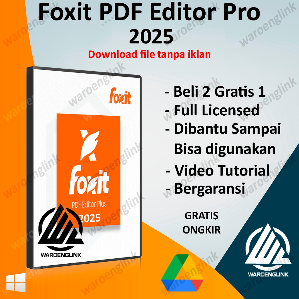 Jual Foxit pdf Editor Pro 2025 Foxit PDF 2025 terbaru | Video Install | Windows | Full Version ...