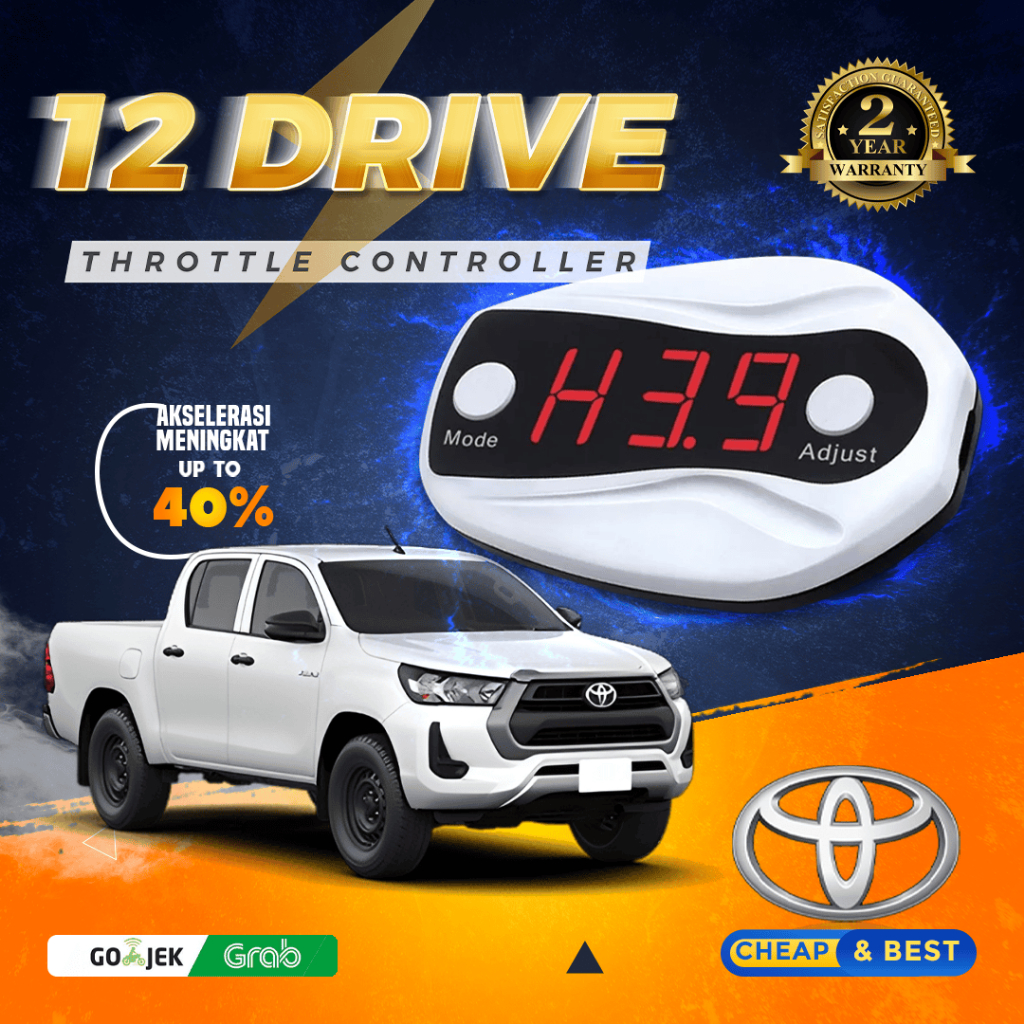 Jual 12 Drive Toyota Hilux | Piggyback New Throttle Controller ECU ...
