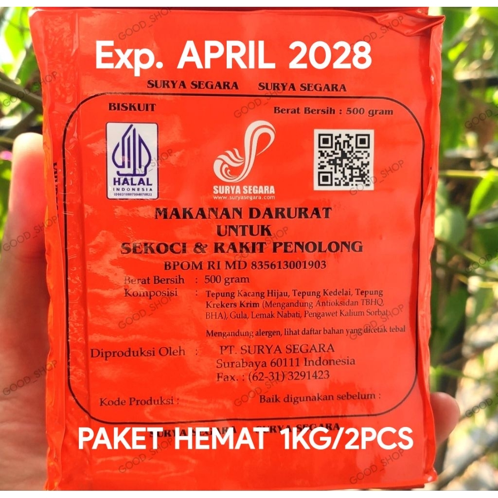 Jual TERBARU Exp. 01 2028 PAKET HEMAT 1kg RANSUM EMERGENCY FOOD RATION ...