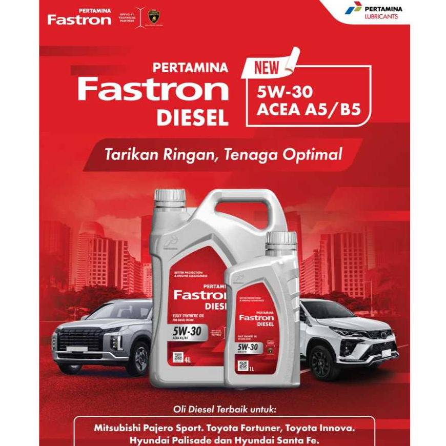 Jual PERTAMINA OLI FASTRON DIESEL 5W-30 1L & 4L | Shopee Indonesia