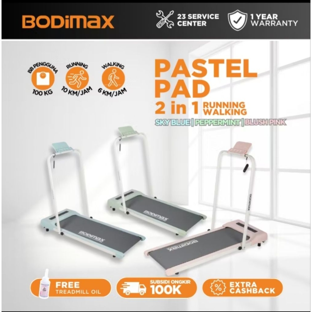 Jual Bodimax Running Pad Pastel SECOND | Shopee Indonesia
