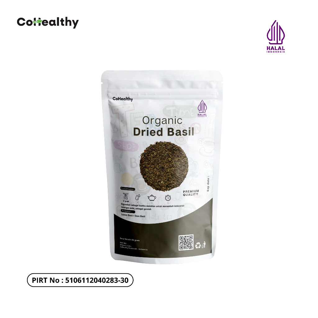 Jual CoHealthy Dried Leaves Basil Daun Basil Kering Organik | Shopee ...