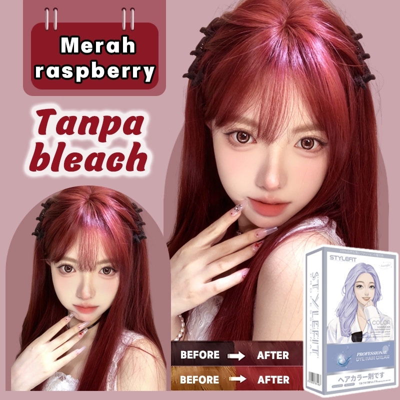 Jual [Pengiriman Cepat,COD] Merah raspberry cat rambut 200ml,Menutup ...