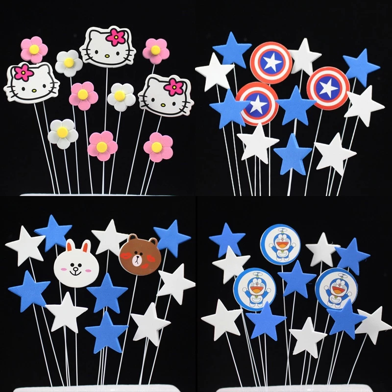 Jual Topper cake tema captain america/Topper cake batman/Topper pesawat ...