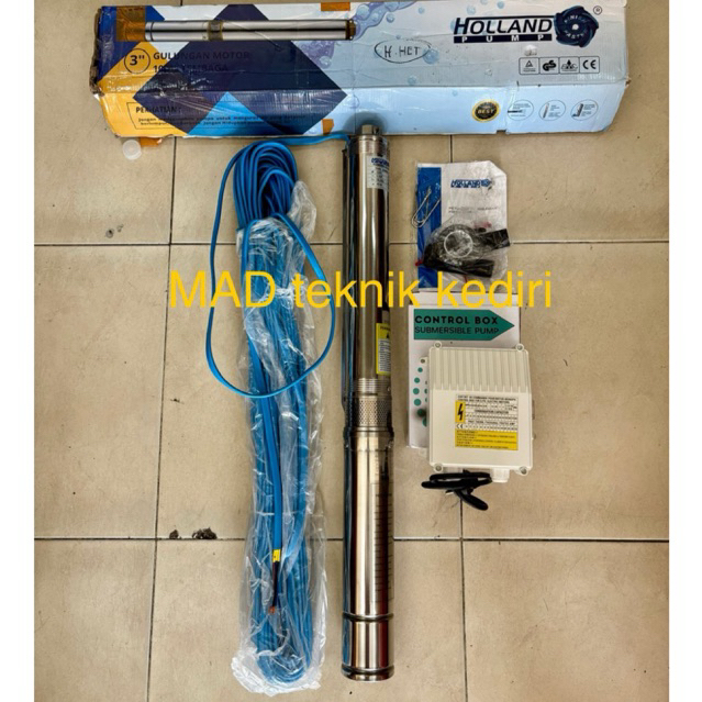 Jual Pompa Satelit Submersibel 3” Holland 0.5 HP + Kabel 40 meter 370 ...
