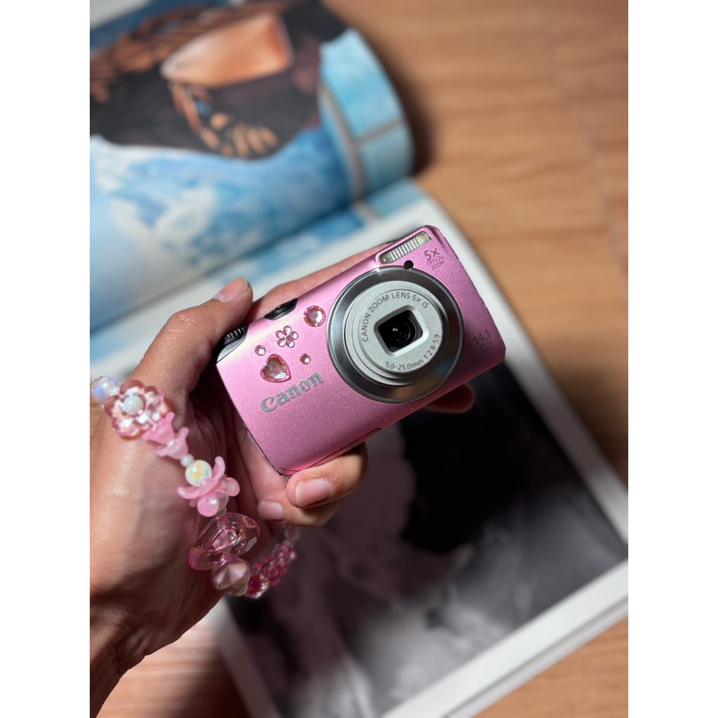 Jual kamera digital digicam CANON POWERSHOT A3200is pink | Shopee Indonesia