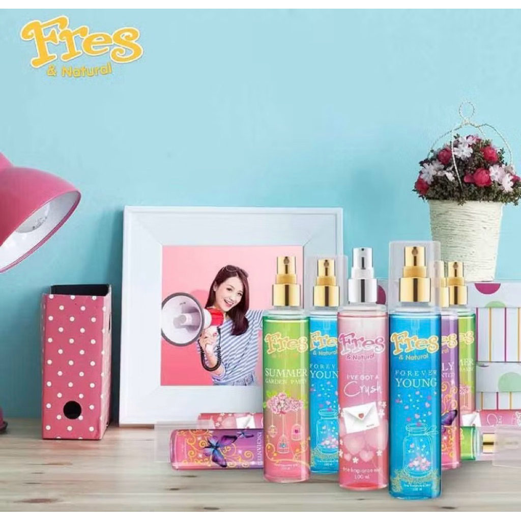 Jual FRES & Natural Fine Fragrance Mist Botol 100mL || Parfum Spray ...
