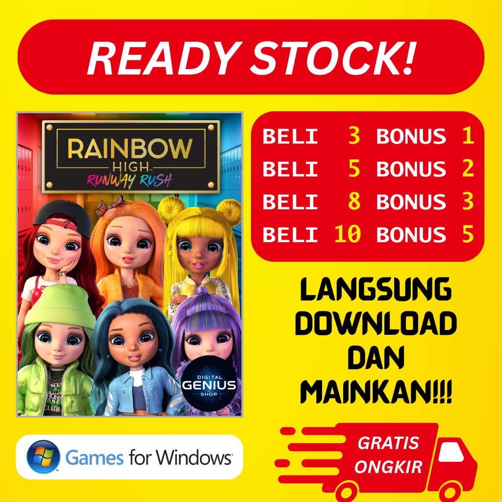 Jual RAINBOW HIGH Runway Rush - Steam Strategy Simulator Adventure Game ...