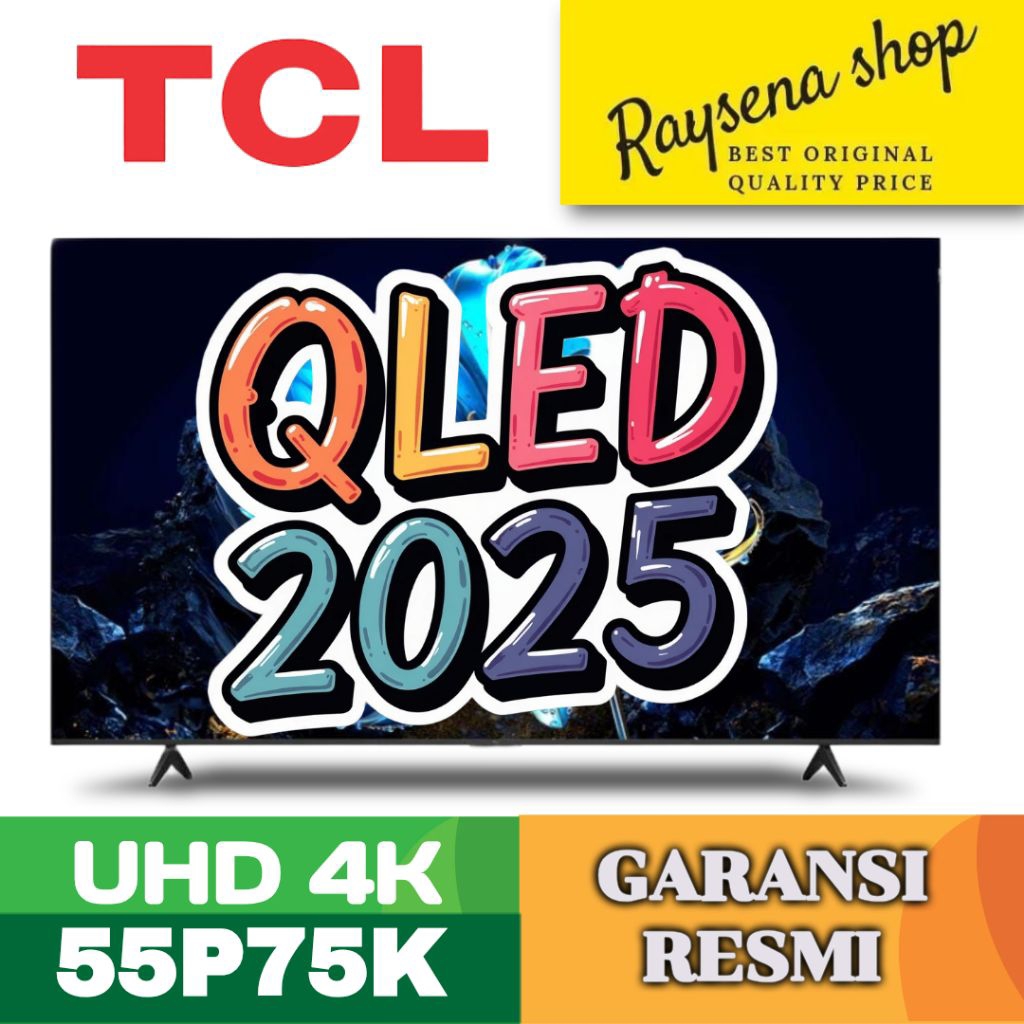 Jual TCL 55P7K / P7K QLED 4K UHD Smart Google TV 55 Inch - HVA PANEL SCREEN - HDR Brightness ...