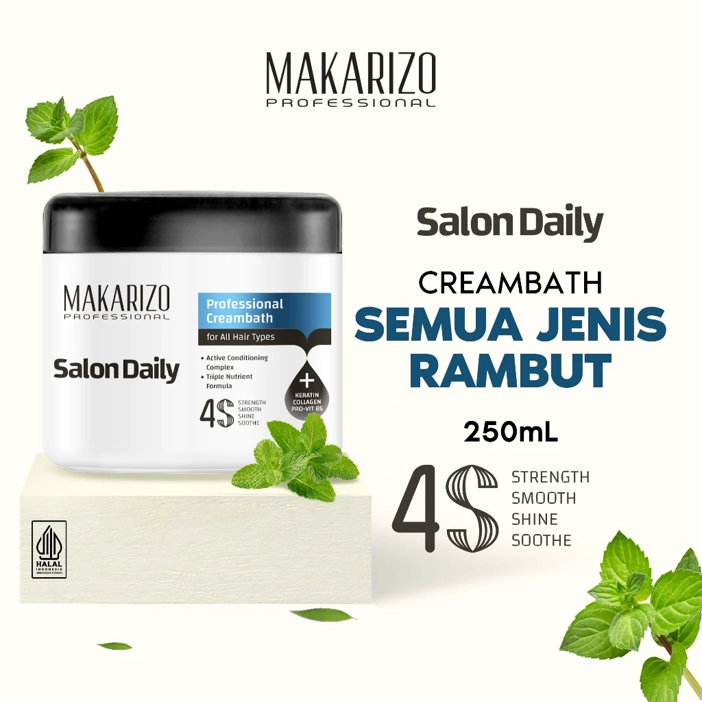 Jual Makarizo Professional Salon Daily Creambath 250 mL | Hair ...