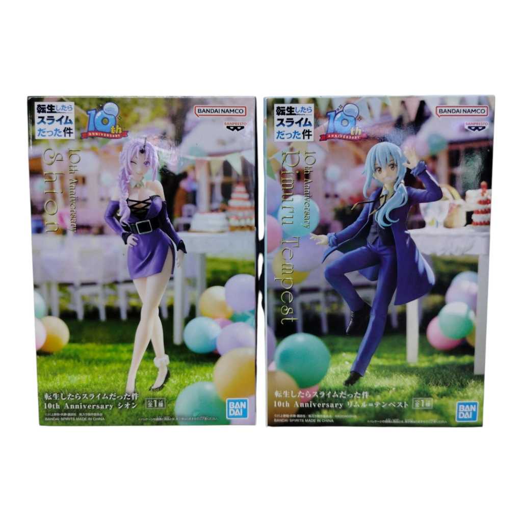 Jual BANPRESTO Tensura Slime Figure 10th Anniversary Shion-Rimuru ...
