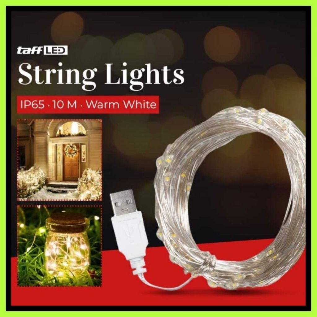 Jual Lampu Hias LED String Light Dekorasi Natal Indoor Lampu Kawat ...