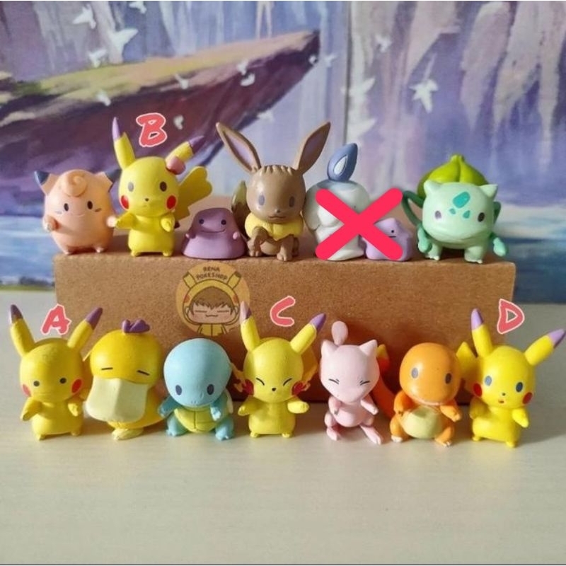 Jual Figure Pokemon Ditto Series Topper (harga 1pc) | Shopee Indonesia