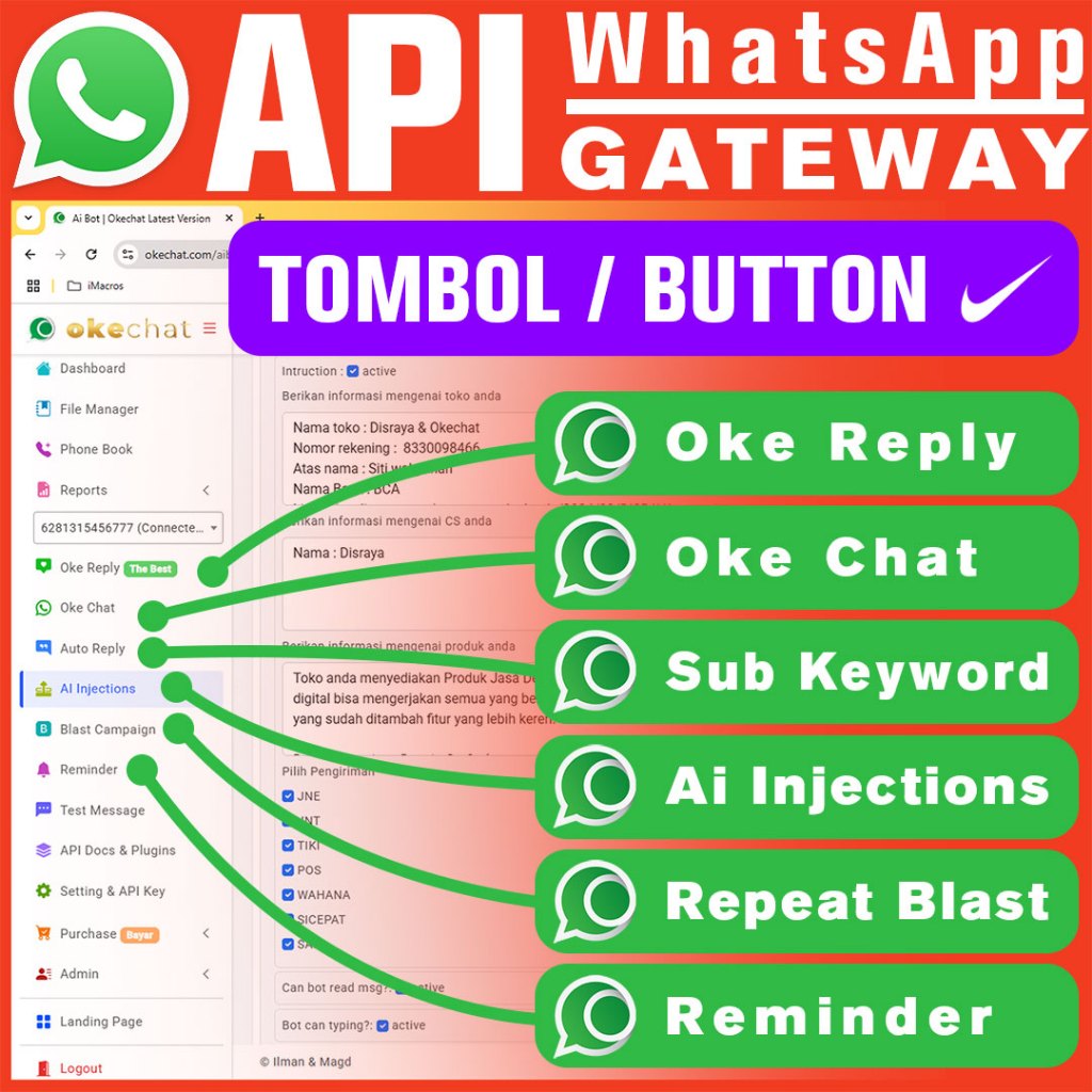 Jual Wa Gateway Api WhatsApp Gateway Sewa Perbulan | Shopee Indonesia