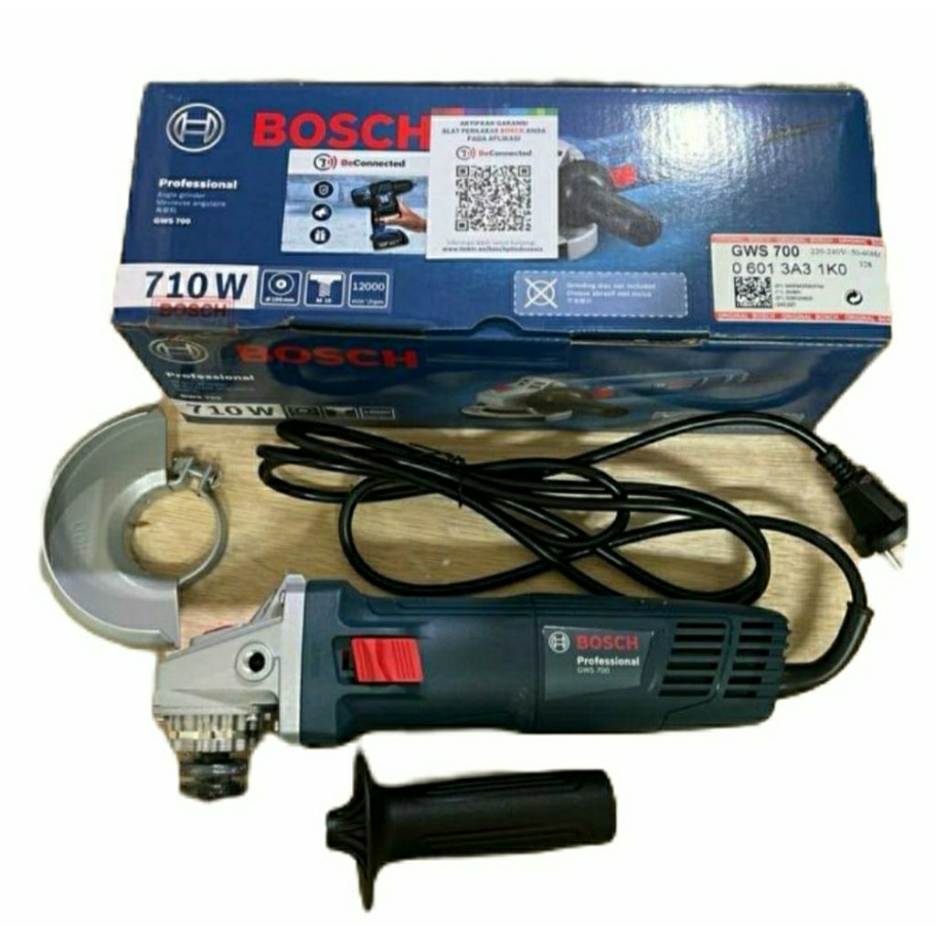 Jual BOSCH GWS 700 Mesin Gerinda Tangan 4 Inchi / Angle Grinder 100mm ...