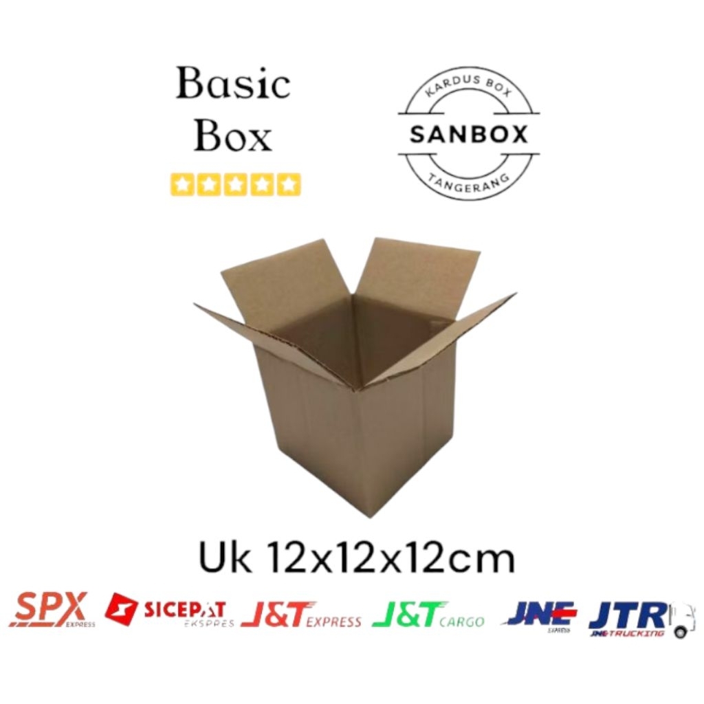 Jual Kardus Box Polos uk 12x12x12cm | Shopee Indonesia