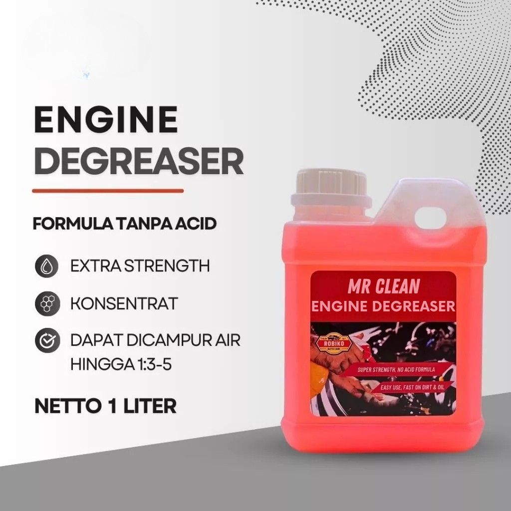 Jual MR CLEAN - ENGINE DEGREASER PEMBERSIH KERAK MESIN 1 LITER | Shopee ...
