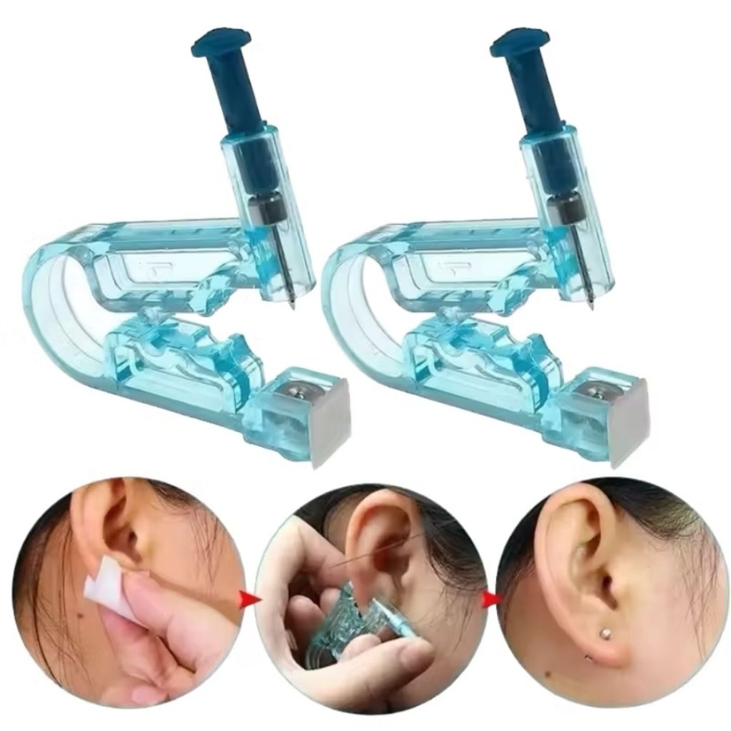 Jual alat pasang ear piercing alat tembak tindik anting telinga hidung ...