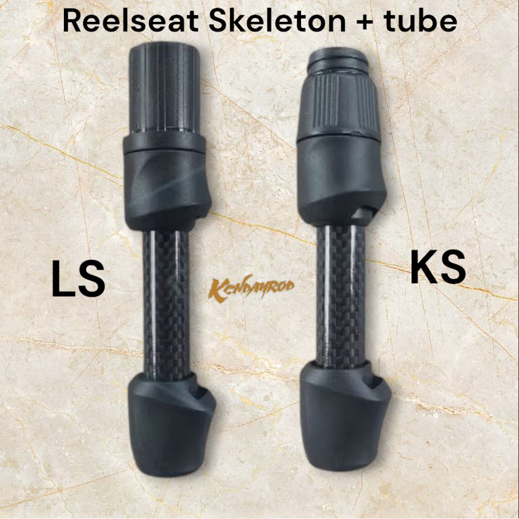 Jual Reelseat Skeleton Spinning + Carbon Tube Type LS - KS | Shopee ...