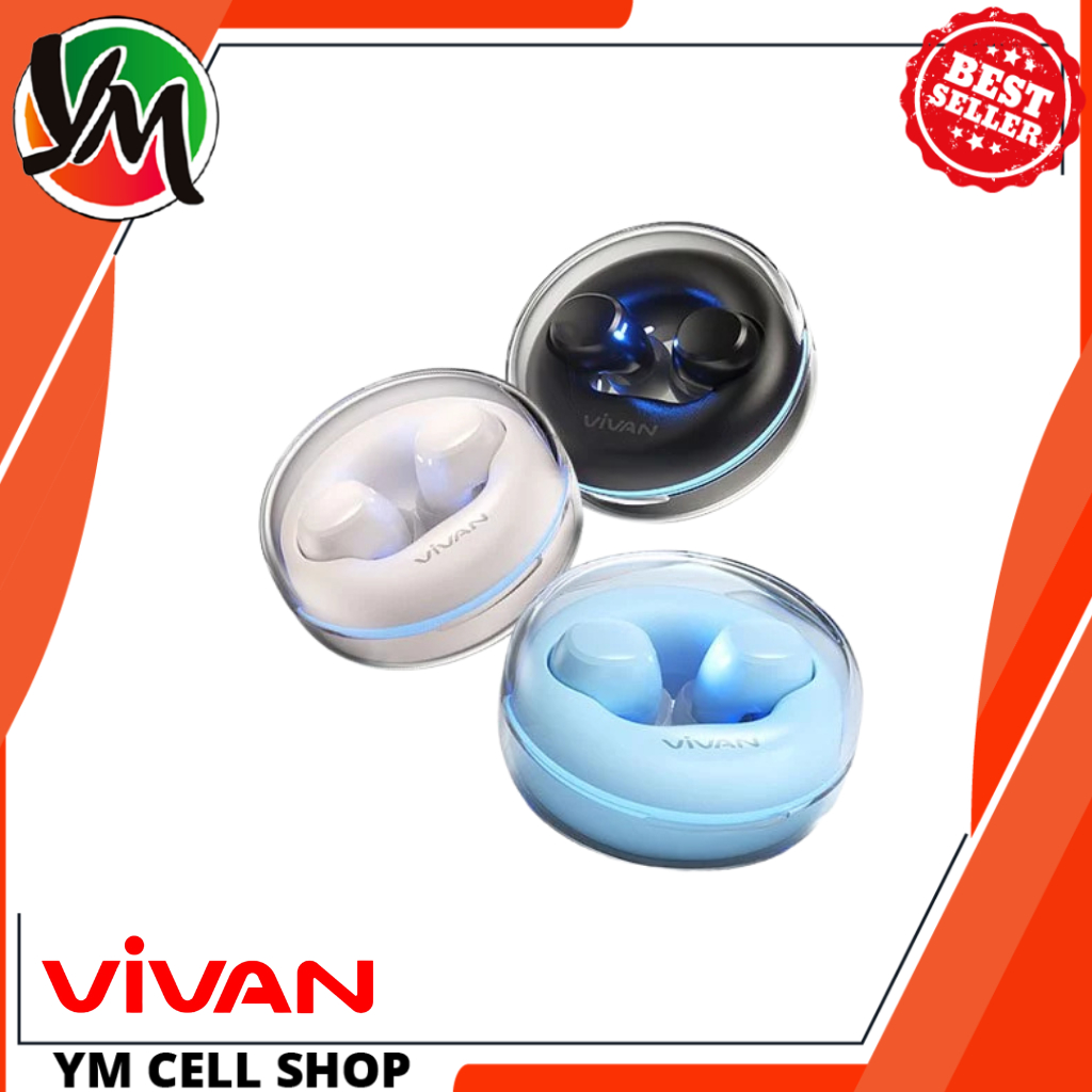 Jual HANDSFREE BLUETOOTH VIVAN SPACE MINI VIVAN Space Mini TWS Bass Up ...