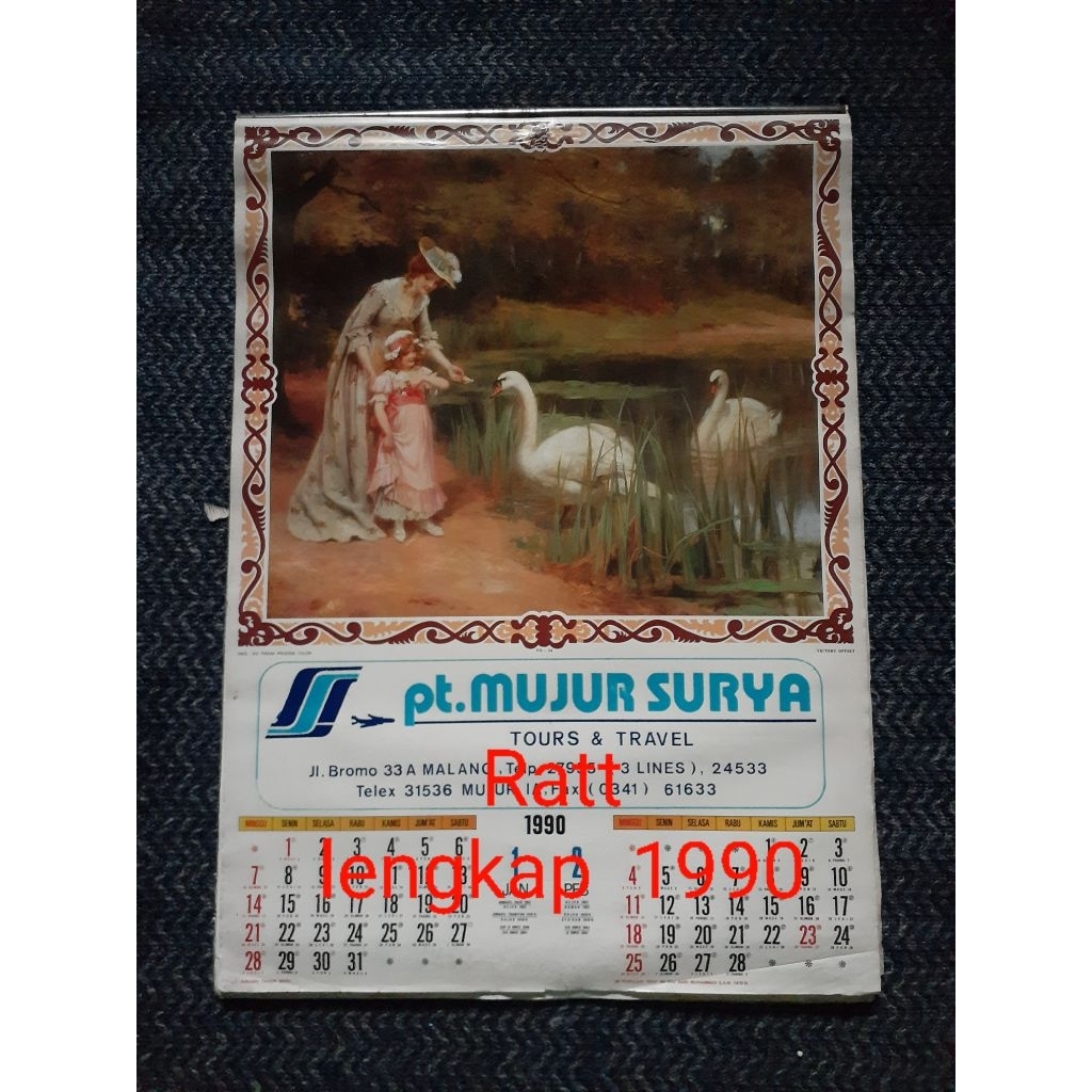 Jual Kalender thn. 1990 - Tema klasik | Shopee Indonesia