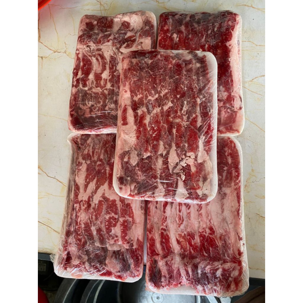 Jual Less Fat Beef Slice AUS Daging Sapi Slice Premium 500gr | Shopee ...