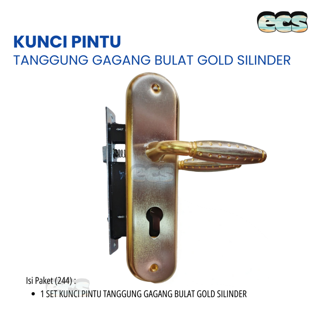 Jual KUNCI PINTU TANGGUNG GAGANG BULAT GOLD TOP GRANDE DUS MERAH ...