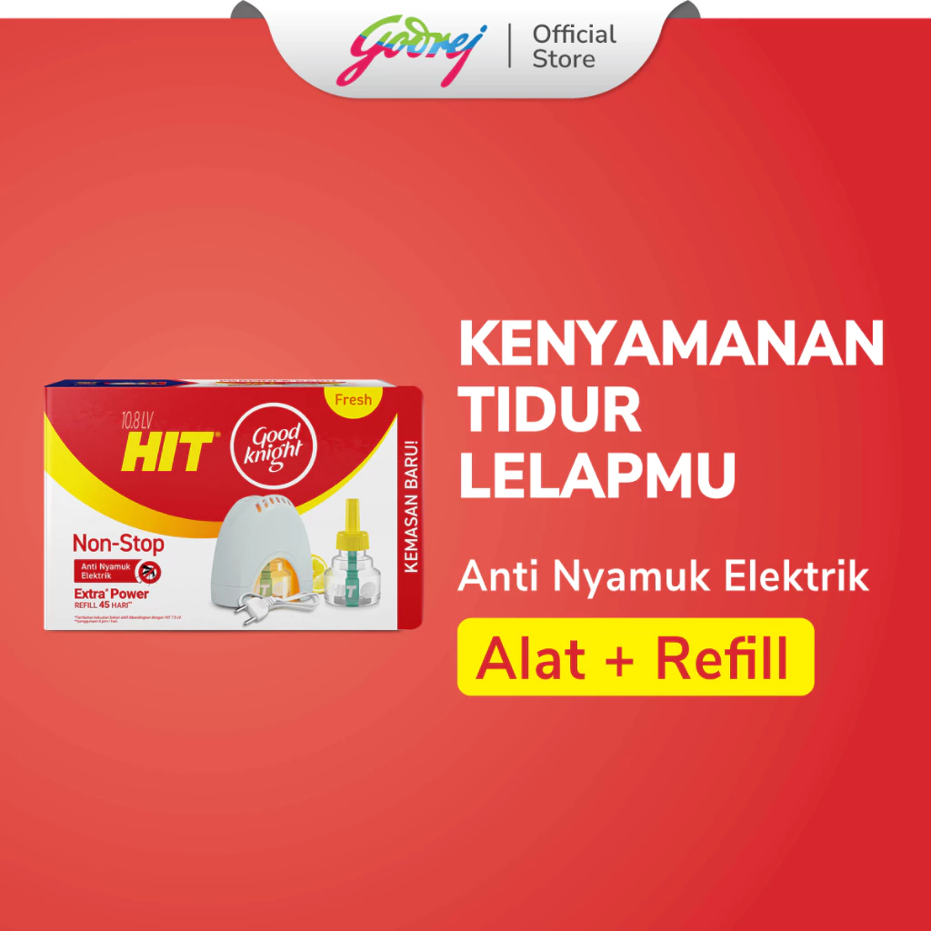 Jual Hit Good Knight Non Stop Set Alat dan Refill Obat Nyamuk Elektrik Bunuh Nyamuk Penyebab ...