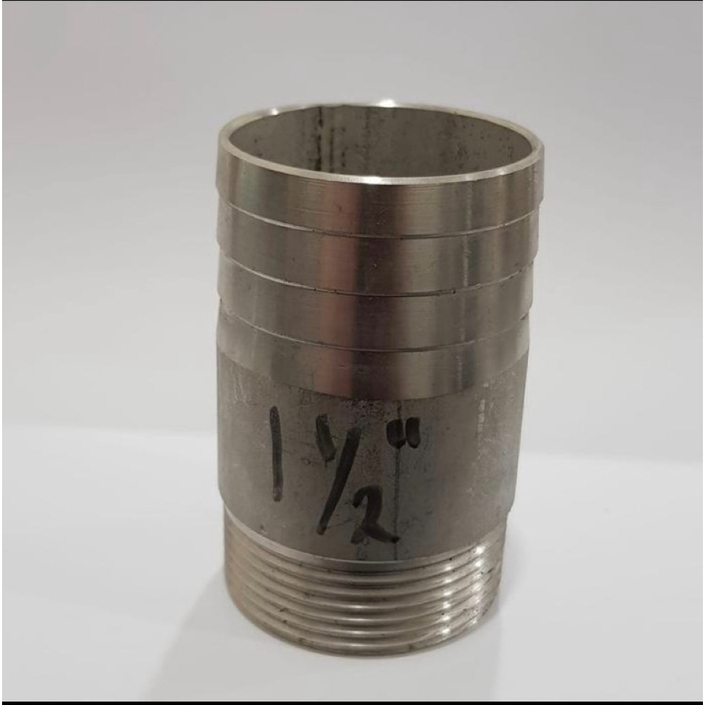 Jual Pipa nepel selang atau sambungan selang stainless 304/sch40 ukuran ...