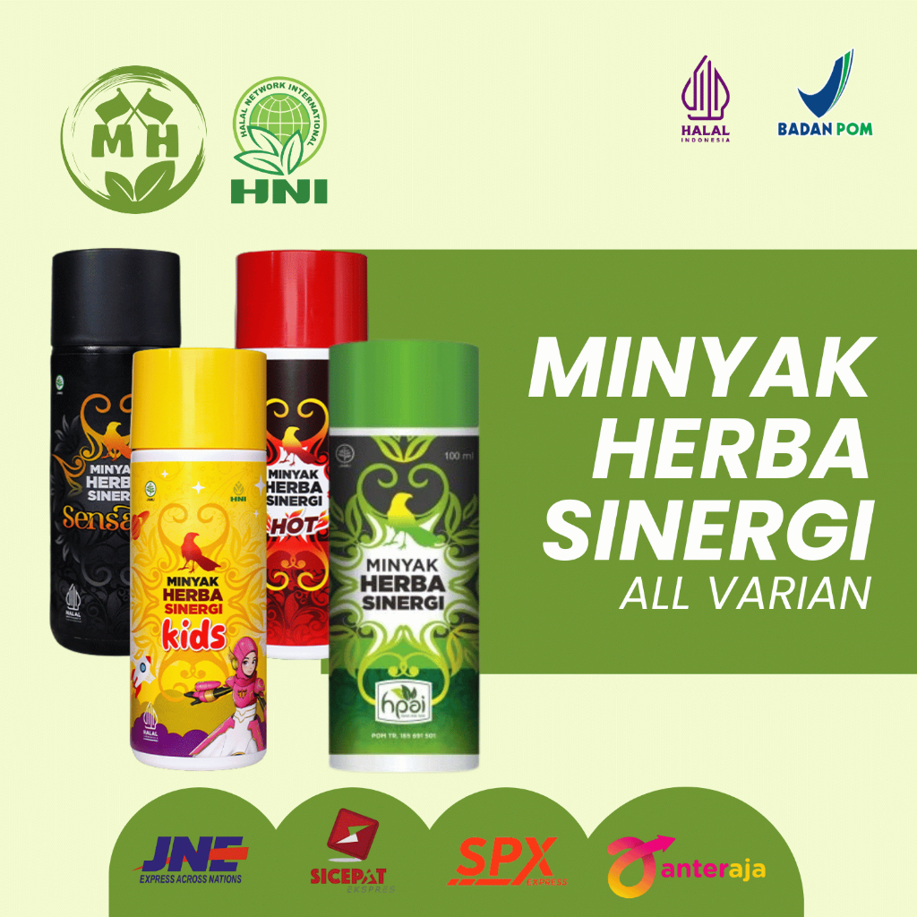 Jual [HNI] MINYAK HERBA SINERGI - MHS VARIAN BARU | MHS HIJAU | MERAH ...