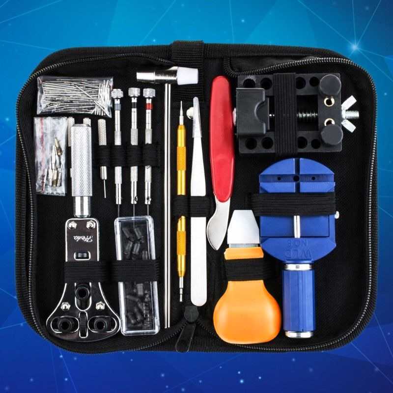 Jual Peralatan Reparasi Jam Tangan Satu Set Watch Repair Tool Kit Set ...