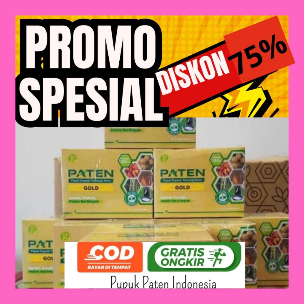 Jual Pupuk organik paten gold 1 box isi 12 sachet | Shopee Indonesia