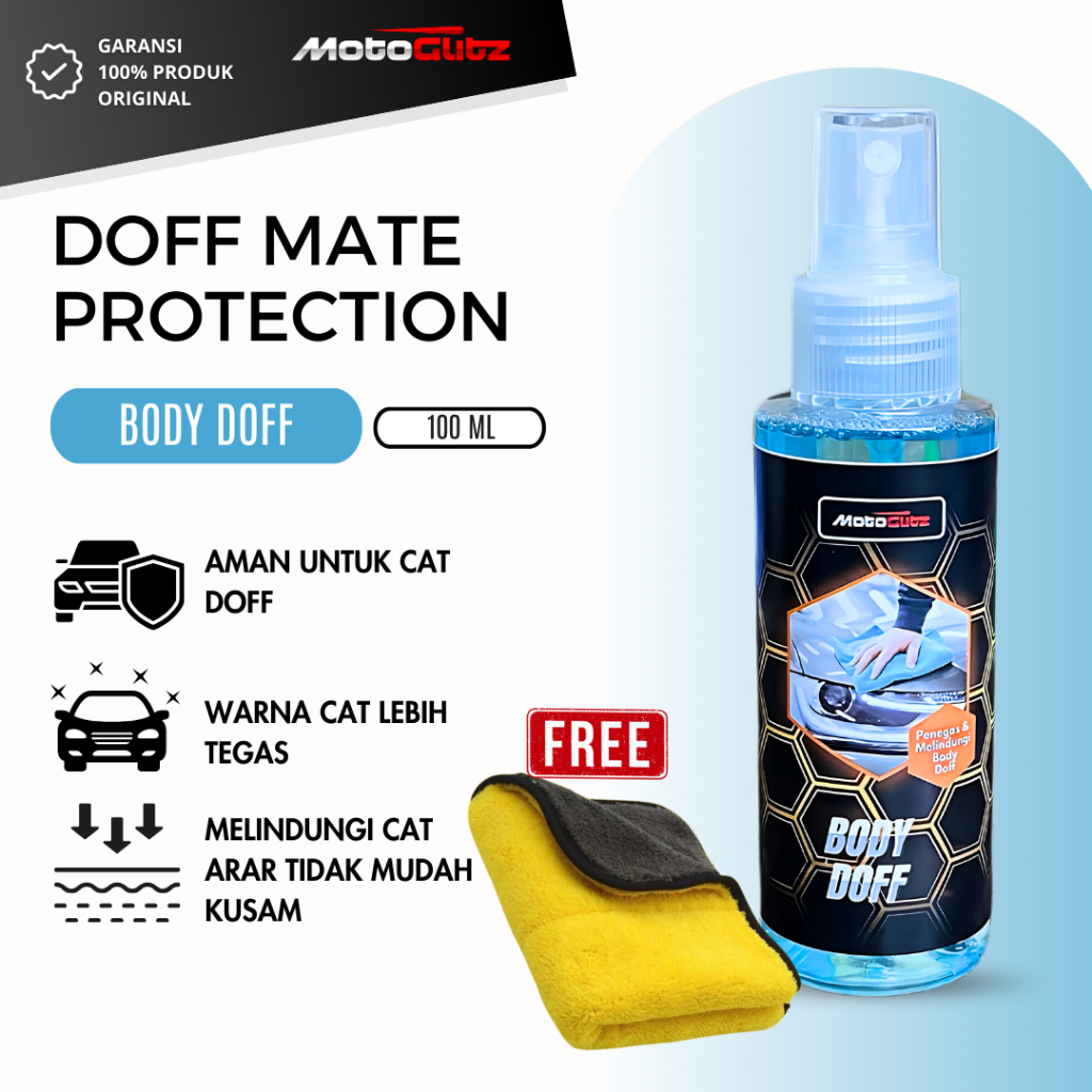 Jual MotoGlitz Pengkilap Cat Doff Penegas Pelindung Body Dof Mobil ...