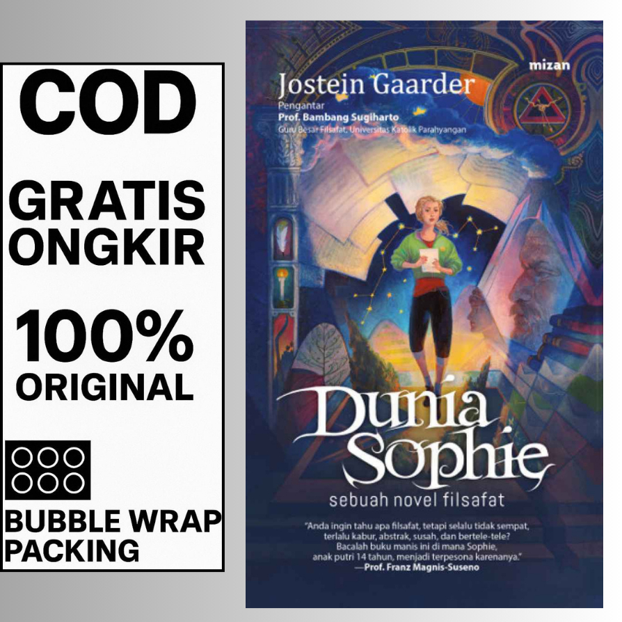 Jual BUKU DUNIA SOPHIE Sebuah Novel Filsafat EDISI TERBARU 2025 - Jostein Gaarder (0RIGINAL ...