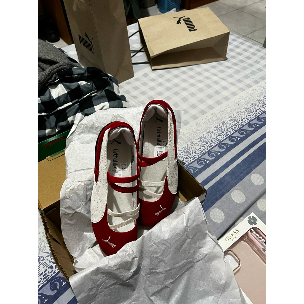 Jual [NEW] puma speedcat ballet red white | Shopee Indonesia