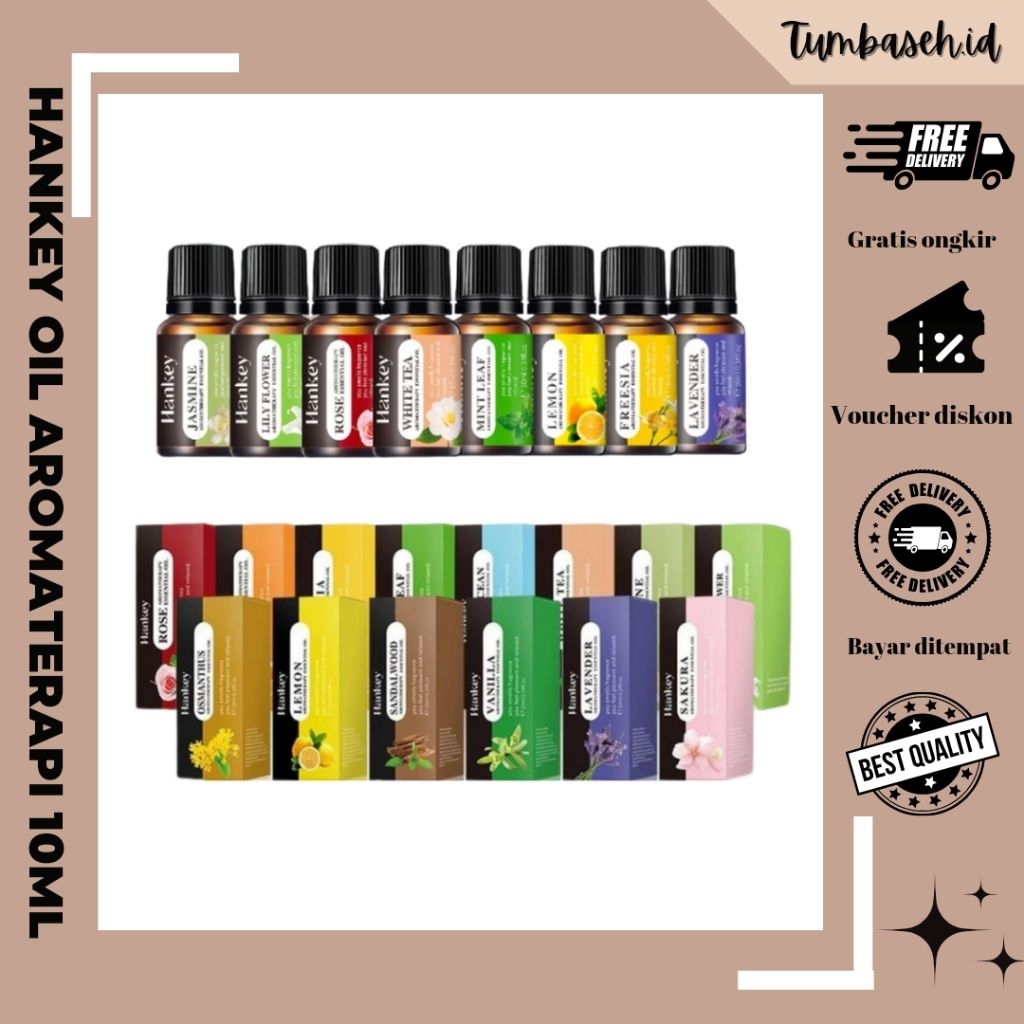 Jual Hankey Essential Oil Aromatherapy Minyak Aromaterapi Humidifier ...